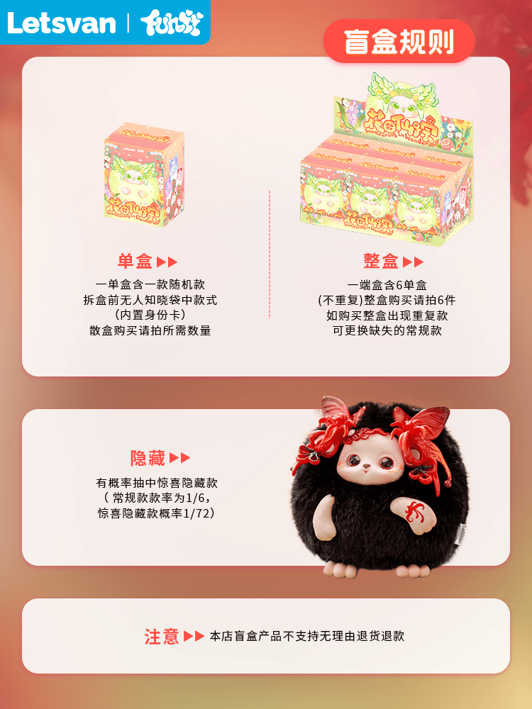 LETSVAN - Funli wandering in wonderland – Blindbox Store